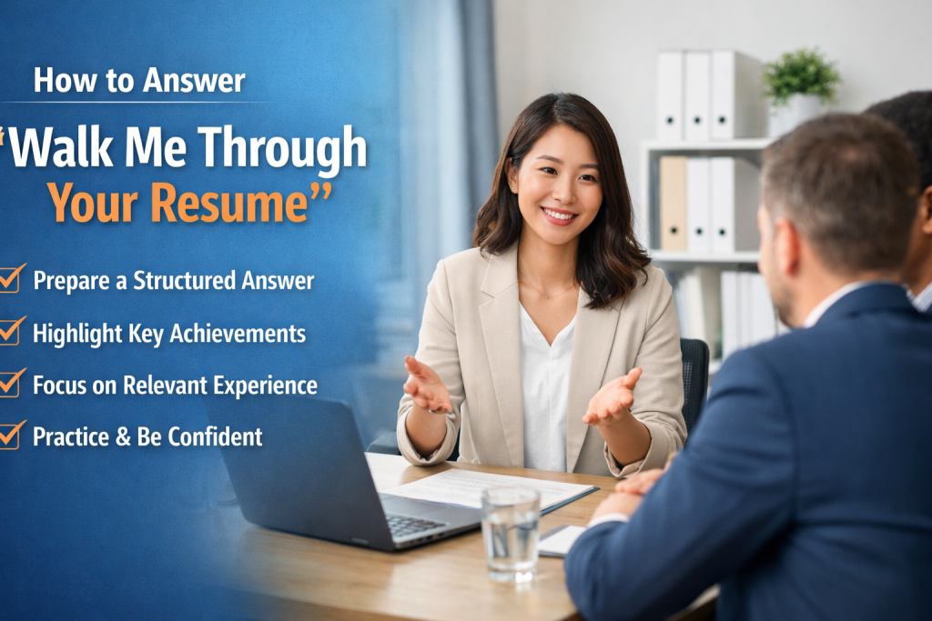 How to Answer “Walk Me Through Your Resume” - Insights | Best Job Tool